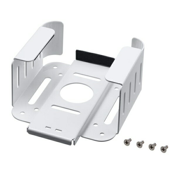 Apple Mac mini M4を盗難から防止。VESA規格のネジ穴にも固定可能。●Apple Mac mini M4に取付けて、盗難から防止します。●Macminiを本体に差し込み、別売りのセキュリティワイヤーで固定するだけの簡単設置（...