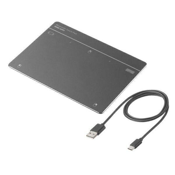 指でパソコンを操作できる、Bluetooth接続のタッチパッド。●パソコンを指でタッチ操作できるBluetooth接続対応のタッチパッドです。●1本指から4本指までの操作に対応し、14種類のジェスチャー機能が使用でき作業効率がアップします。...