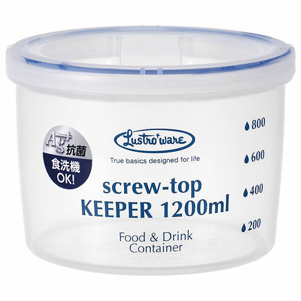 ●汁物やニオイの強い食品に最適食洗機にも使える、抗菌の密封容器。冷凍保存OK。シリコーンパッキンで完全密封・サイズ（約）:直径141×高さ101mm容量:1.2L重量:114g個装サイズ(約) 幅14.1×奥行14.1×高さ10.1cm材質...