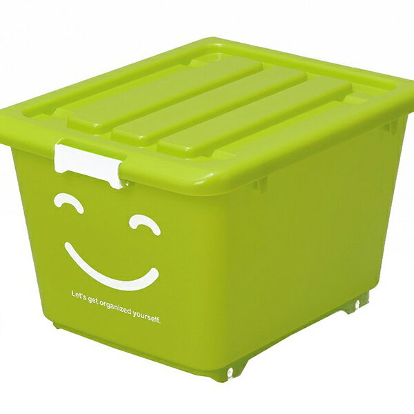 ●おもちゃや衣類などがたっぷり入る。カラフルなお子様用収納ケース。かわいいデザイン。楽しくお片づけ。積み重ねて収納できる丈夫な形状。持ち運びに便利なロック機能付き。キャスター付きで移動ラクラク。・サイズ（約）:幅39×奥行50×高さ32cm...