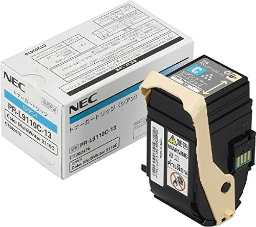 ●純正トナー・色：シアン・ブランド：NEC●A3カラーページプリンタ・ブランド： NEC・メーカー： NEC・梱包サイズ： 13.6 x 7.3 x 7.1 cm; 200 g・商品モデル番号： PR-L9110C-13・カラー： シアン・...