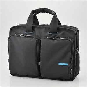 エレコム BM-BG02BK 営業用ビジネスバッグ ブラック●ビジネスシーンにマッチする、多彩な機能とスタイリッシュなデザイン性を兼ね備えたビジネスバッグ“BIZGEAR SERIES"です。●外回り営業に必要なグッズの適正サイズを採寸した...