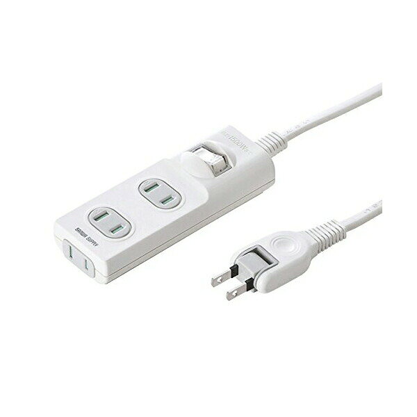 【定格容量】:15A・125V(1500Wまで)【電源コード】:2m【プラグ仕様】:2P・スイングプラグ(トラッキング火災予防絶縁キャップ付き)商品の対応・詳細についてはサンワサプライホームページをご確認下さい●ホコリ防止シャッター、トラッ...
