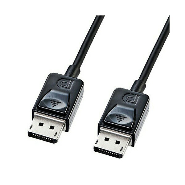 DisplayPort」を搭載したパソコンとディスプレイとを接続するケーブルです。●DisplayPort規格Ver1.2に対応したケーブルです。最大21.6Gbps（1レーン5.4Gbps×4）の伝送速度に対応し、最大3840×2160ま...