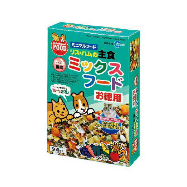 ●毎日の主食に最適な総合バランスフード●原産国:日本●栄養成分:100gあたり 粗タンパク質:14.5%以上、粗脂肪:6.0%以上、粗繊維:9.0%以下、粗灰分:0.7%以下、水分:12.0%以下●ブランド：ミニマルランド●リス・ハムスター...