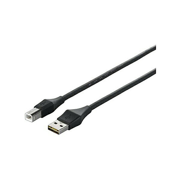 USB Type-AコネクタとType-Bコネクタを持つパソコンとプリンター・ハードディスク等の周辺機器を接続するUSB2.0ケーブル。【特徴】●Aコネクターは上下を気にすることなくどちらの向きでもUSBポートに挿せる「どっちもUSBコネク...
