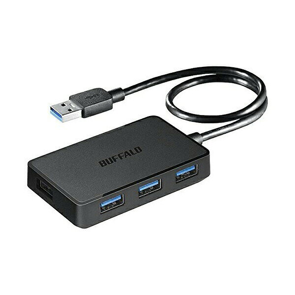 USB3.0対応のバスパワー4ポートハブ。マグネット付きでデスクに固定できる。【特徴】●ダウンストリームポート数4、アップストリームポート数1●USB3.0規格に対応した高速転送が可能●複数のUSB規格(USB3.0/USB2.0/USB1...