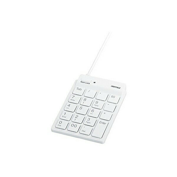 ●機能とデザインを兼ね備えたテンキー■対応機種:USBインターフェースを標準搭載したWindowsパソコン■対応OS:Windows 10 / 8.1 / 8 / 7■インターフェース:USB2.0■キー配列:19キー■キーピッチ:19mm...