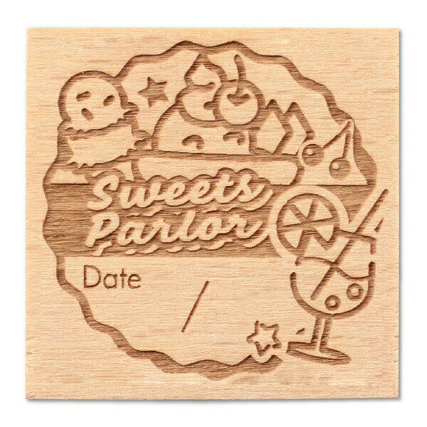 ▼まとめ買いがおすすめ！ 2個セット（必見） 3個セット（爆安） 5個セット（必見） 10個セット（必見） 手帳がまるでパーラーに♪日付を書き込める可愛いスイーツスタンプ！レトロでポップなスイーツが溢れる可愛いデザインの木製スタンプです。日...