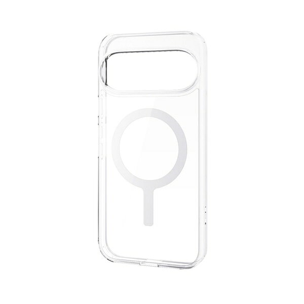 Google Pixel 10/10 Proに対応した磁力装着タイプのワイヤレス充電器に対応したハイブリッドケース。【特徴】●側面に弾力性のあるTPU素材、背面に強靭で透明度の高いポリカーボネート素材を採用●四つ角にエアークッションを設置し...
