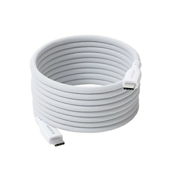 メッシュ×磁石の力で、くるんとまとまり小さく収納!持ち運びに便利なUSB Type-C(TM)(USB2.0)ケーブルです。鉄製の机や棚に吸着し、配線を自在にアレンジできます。耐久性に優れたナイロンメッシュを採用。USB Power Del...