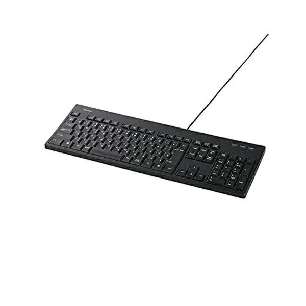 ▼まとめ買いがおすすめ！ 2個セット（特売） 3個セット（爆安） 5個セット（必見） 10個セット（必見） BUFFALO BSKBU520BK 有線キーボード ブラック●抗菌樹脂採用【国際規格　ISO22196/JIS Z 2801】●汚...