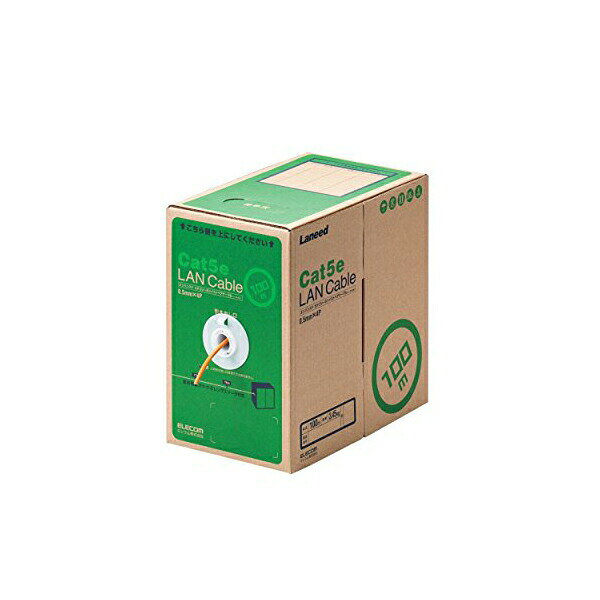 ケーブル長:100m規格:Cat5e対応(10BASE-T、100BASE-TX、1000BASE-T)伝送帯域:100MHzまで、伝送速度:1Gbpsコネクタ無ケーブル太さ:5.1mm 【検索用キーワード】 オレンジ 100m LANケー...