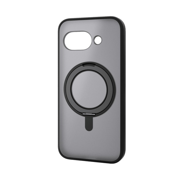 Google Pixel 9a対応のハイブリッドケースで、360度回転するスタンド機能と磁力装着タイプのワイヤレス充電器に対応しています。【特徴】●側面にTPU素材、背面に硬度5Hのポリカーボネート素材を採用したハイブリッド構造●四つ角にエ...