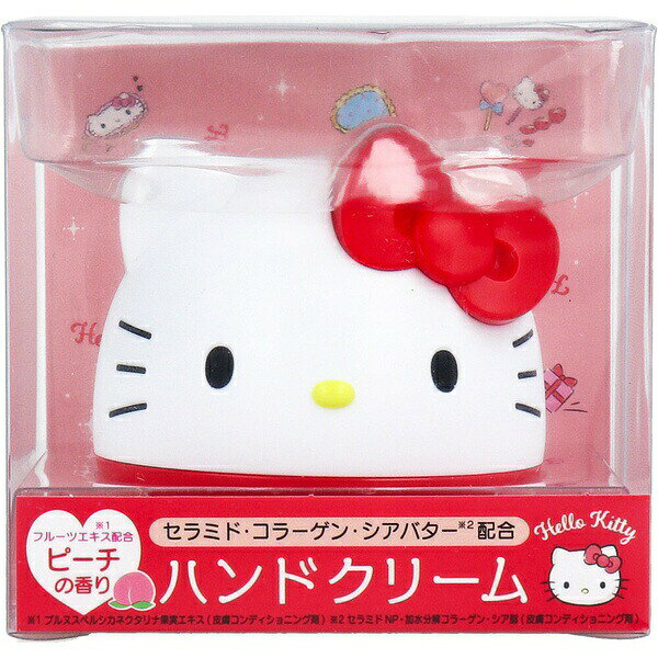 ▼まとめ買いがおすすめ！ 2個セット（爆安） 3個セット（お得） 5個セット（人気） 10個セット（限定） セラミド、コラーゲン、シアバター配合のハローキティコラボハンドクリーム。【特徴】●セラミドNP、加水分解コラーゲン、シア脂を配合●ブ...