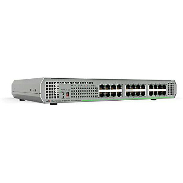 10/100/1000BASE-Tポート24ポート搭載のギガビットイーサーネット内部電源型スイッチングハブ。【特徴】●ファンレス設計で静粛性に優れている●ループガード機能を搭載●EAP/BPDU透過機能搭載●MDI/MDI-X自動認識対応●...