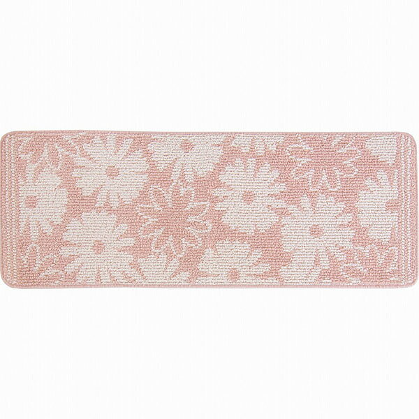 ●柔らかいループが心地いい、花柄で優しい色合いのキッチンマット。ゆったりとしたデイジーの花をいっぱいにしたレイアウトが、キッチンを華やかに。かわいらしくなりすぎない、ペールトーンのスモーキーなカラーは、忙しい毎日を穏やかな気持ちにさせてくれ...
