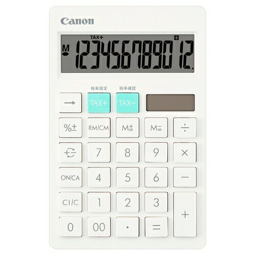 ▼まとめ買いがおすすめ！ 2個セット（お得） 3個セット（特売） 5個セット（必見） 10個セット（格安） キヤノン HS-1200TC-WH SOB 電卓 ホワイト発売日：2020年11月27日●細菌の増殖を抑制する抗菌仕様電卓●フラット...