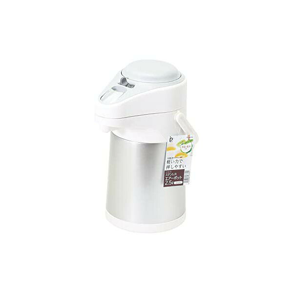 ▼まとめ買いがおすすめ！ 2個セット（爆安） 3個セット（格安） 5個セット（格安） 電気を使わず保温と保冷に対応したステンレス製エアーポット。【特徴】●手のひら全体で押せるアップ形状のプッシュボタンを採用●着脱式の上蓋で上部から内部にアク...