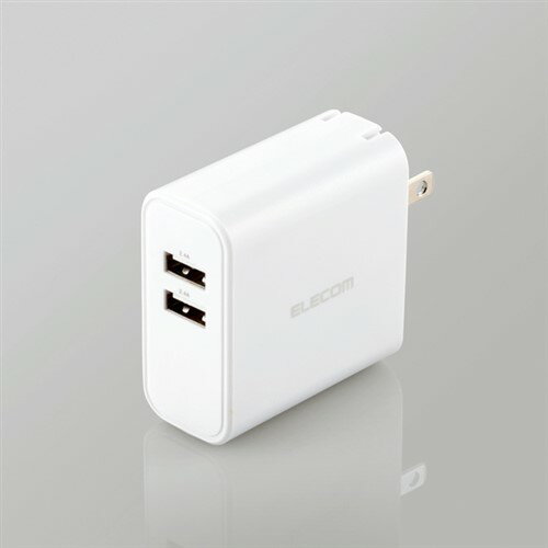▼まとめ買いがおすすめ！ 2個セット（格安） 3個セット（お得） 5個セット（人気） 10個セット（爆安） エレコム MPA-ACU05WH 24W AF×2 AC充電器 ホワイト●持ち運びに便利なコンパクトサイズでありながら、おまかせ充電...