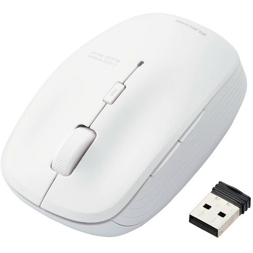 ▼まとめ買いがおすすめ！ 2個セット（特売） 3個セット（限定） 5個セット（爆安） 10個セット（必見） エレコム M-BL21DBKWH BlueLEDマウス 無線 5ボタン 抗菌 ホワイト●日々のパソコン操作に安心をプラスする抗菌仕様...