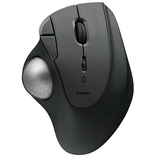 ●【無線タイプ】エルゴノミクス形状と36mm大型ボールを採用。色:ブラック 読取方式:IR LED 接続方式:Bluetooth5.0 ボタン数:5ボタン 分解能:500カウント 電源:単3乾電池1本 使用時間:最長約46ヵ月(※アルカリ乾...
