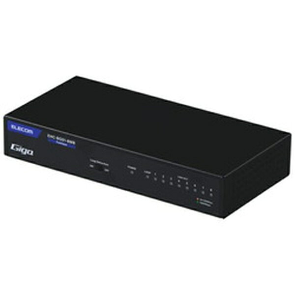 ・Giga・1000BASE-T対応・電源内蔵のメタル筐体8ポートスイッチングハブ・伝送速度・1000Mbps・準拠規格・IEEE・802.3ab・IEEE・802.3u・IEEE・802.3・スイッチング方式・ストアフォワード・通信方式・...