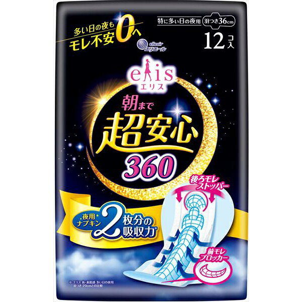▼まとめ買いがおすすめ！ 24個セット（激安） ※この商品は配送会社の都合により、北海道・沖縄・離島にはお届けできません。 ご注文が確認された場合、キャンセルさせて頂く可能性がございますのであらかじめご了承ください●夜用ナプキン2枚分※の吸...
