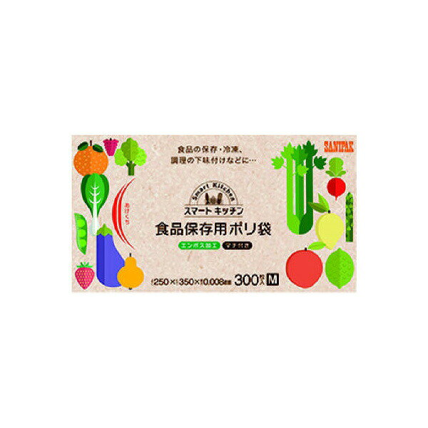 ▼まとめ買いがおすすめ！ 2個セット（限定） 7個セット（爆安） 12個セット（必見） 食品衛生法適合のポジティブリスト対応の高密度ポリエチレン製食品保存用ポリ袋。【セット内容】●ポリ袋・食品保存袋 × 2個●1個の入数：300枚【特徴】●...