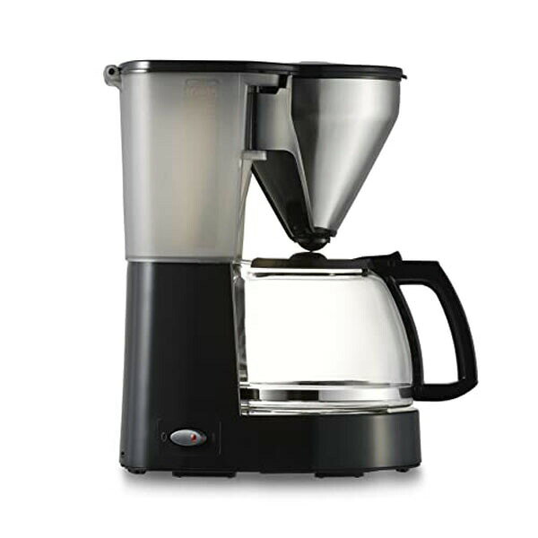 メリタ式1つ穴抽出で10杯用のペーパードリップ式コーヒーメーカー。保温プレート付きで適温を保ち、ポット取外時もしずくが漏れにくい構造。【特徴】●メリタ式1つ穴フィルターで内側の溝と角度がお湯の流れをコントロールし香り高く抽出する●スイングフ...