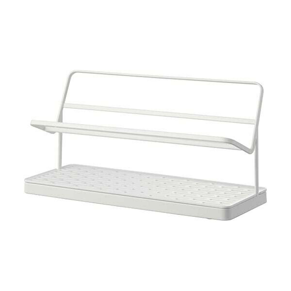▼まとめ買いがおすすめ！ 2個セット（人気） 3個セット（格安） 5個セット（爆安） 10個セット（爆安） ●商品サイズ：約W32×D12×H17cm●品質表示：本体：スチール(ユニクロメッキ＋粉体塗装) 水切りトレー・容器：ABS樹脂●耐...