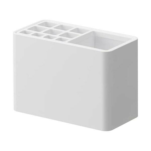 ▼まとめ買いがおすすめ！ 2個セット（限定） 3個セット（激安） 5個セット（格安） 10個セット（特売） ●商品サイズ：約W12×D6.5×H8cm・内寸：容器：約W11.5×D5.5×H7.7cm 穴大：約W4.8×D4.8×H7.7c...