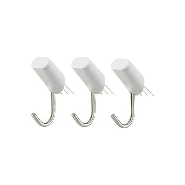 ▼まとめ買いがおすすめ！ 2個セット（お得） 5個セット（特売） 極細のピンで石こうボード壁に取り付けでき、外しても穴の目立たないピンフック。【特徴】●極細ピン3本で固定するためピン跡が目立たない●位置を決めて押すだけで簡単に設置できる●ビ...