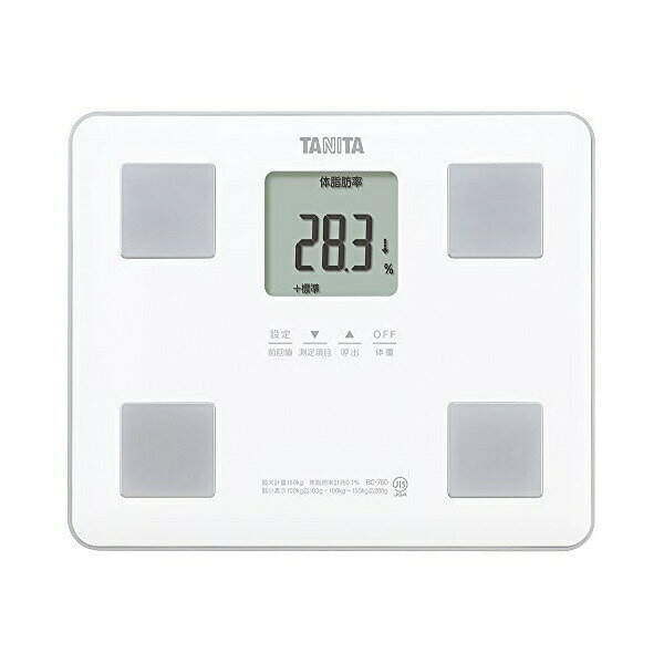 ▼まとめ買いがおすすめ！ 2個セット（お得） 3個セット（特売） 5個セット（人気） 10個セット（必見） タニタ BC-760WH 体組成計・体重計 ホワイト発売日：2015年07月●マイサポ機能●前回値との比較を矢印で表示●軽量・コンパ...