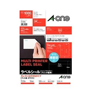 ▼まとめ買いがおすすめ！ 2個セット（お得） 3個セット（お得） 5個セット（必見） 10個セット（必見） インクジェット・レーザー・コピー・熱転写プリンタに対応したA4判ラベルシールで、キレイにはがせる再はくり粘着タイプ。【特徴】●マット...