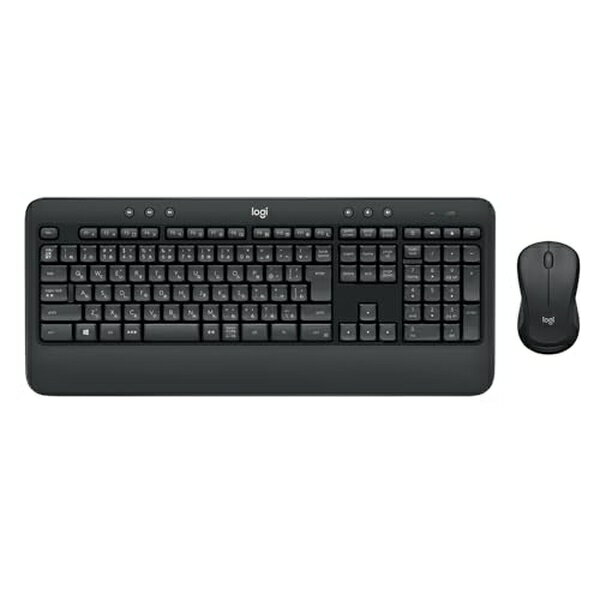 ・ワイヤレスマウスとパームレスト付きフルサイズキーボードのコンボ。なじみのあるタイピング体験。キーボードサイズ：高さ193.5mm、幅457.3mm、奥行き24mm、重量633g。マウスサイズ：高さ111.5mm、幅61.8mm、奥行き39...