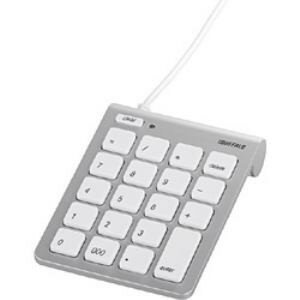 ▼まとめ買いがおすすめ！ 2個セット（特売） 3個セット（激安） 5個セット（人気） 10個セット（爆安） バッファローコクヨサプライMac専用テンキーボード （シルバー）　BSTK08MSV〔有線USB2.0テンキーボード（Mac）〕Ma...