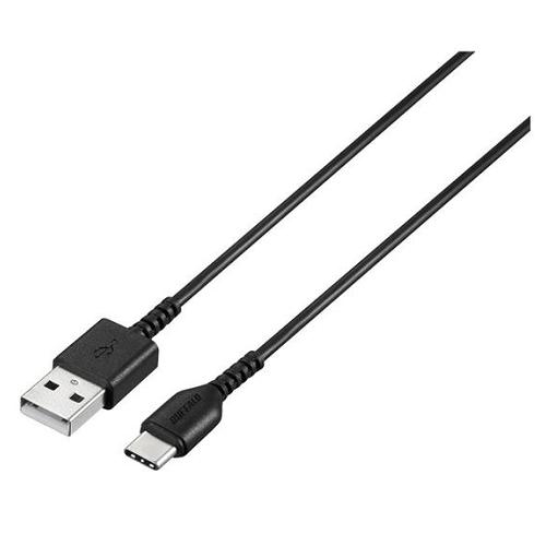 ▼まとめ買いがおすすめ！ 2個セット（格安） 3個セット（特売） 5個セット（特売） 10個セット（格安） バッファロー BSMPCAC120BK USB2.0ケーブル（Type-A to Type-C） ブラック 2m●最新スマホの急速充...