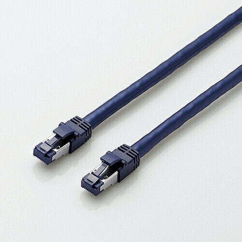 ▼まとめ買いがおすすめ！ 2個セット（激安） 3個セット（お得） 5個セット（特売） 10個セット（人気） エレコム LD-OCTT/BM20 カテゴリー8対応LANケーブル(ツメ折れ防止) ブルーメタリック 2.0m●高速光通信に最適な次...
