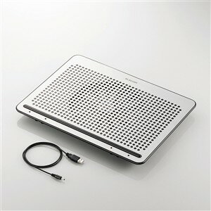 エレコム SX-CL22LSV ノートPC用クーラー(角度調節・強冷タイプ) 15.4〜17インチ対応●静音性・4段階の角度調節を搭載し、オフィスでの使用に最適。最大約10℃の冷却効果を実現する、角度調節・強冷タイプのノートPC用クーラー。...