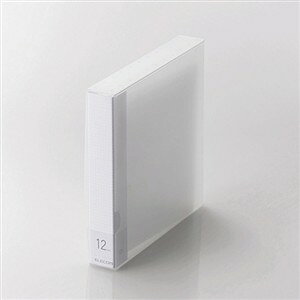 ▼まとめ買いがおすすめ！ 2個セット（お得） 3個セット（人気） 5個セット（必見） 10個セット（格安） エレコム CCD-FB12CR Blu-ray/DVD/CD用ディスクファイル 12枚収納 クリア●大量のBlu-ray/DVDやC...