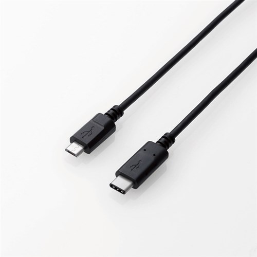 ▼まとめ買いがおすすめ！ 2個セット（必見） 3個セット（限定） 5個セット（爆安） 10個セット（必見） エレコム U2C-CMB10NBK USB2.0ケーブル(認証品、C-microB) 1.0m●USB Type-Cを搭載しているパ...