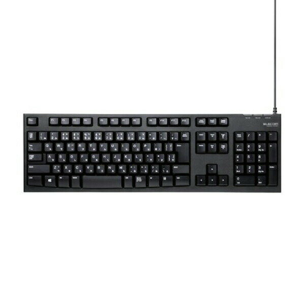 ●入力しやすい、深めのしっかりしたキータッチを持つUSB接続タイプのスタンダードキーボードです。●最大1000万回のキーストロークに耐える丈夫なキーを採用しています。●誤って水などの液体をキーボード上にこぼしても、本体裏面の水抜き穴からすぐ...