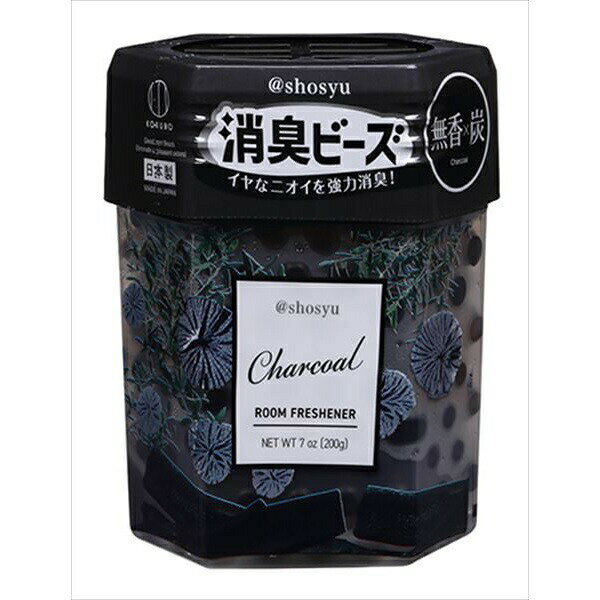 ※この商品は配送会社の都合により、北海道・沖縄・離島にはお届けできません。 ご注文が確認された場合、キャンセルさせて頂く可能性がございますのであらかじめご了承ください。 植物性抽出剤と吸水性樹脂からなる透明な粒状の消臭ビーズで、炭の力でニオ...