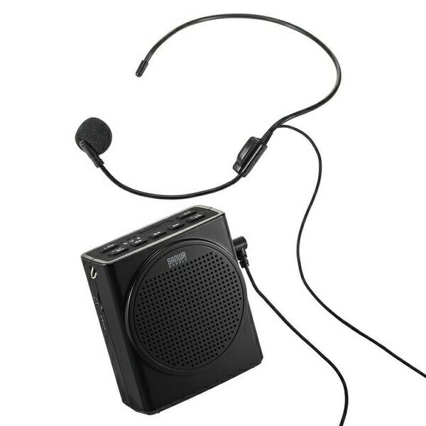従来品よりも出力アップした最大13Wのポータブル拡声器スピーカー。ハンズフリーで説明をしながらの拡声案内に最適。●両手が自由に使える有線ヘッドマイクを使用したハンズフリー拡声器スピーカーです。●小型サイズながら最大13Wの高出力を可能とし、...