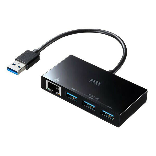 USBポートをLANポートに変換するLANアダプタ機能を搭載した持ち運びに便利な3ポートUSB3.2 Gen1ハブ●USBポートをLANポートに変換するアダプタを内蔵しています。●USBをLANポートに変換するので有線でLANを接続したいと...