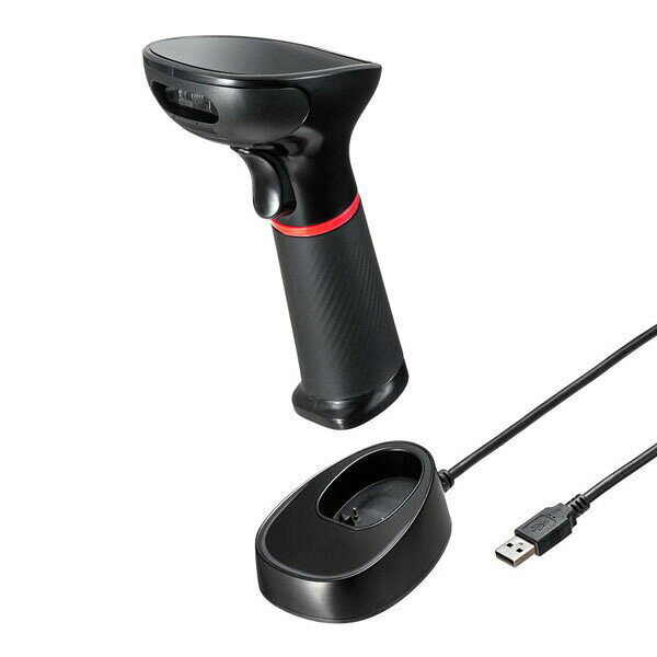 ワイヤレス（2.4G）対応の2次元バーコードリーダー●2.4Gワイヤレス対応でケーブルが邪魔になりません。↓●2.4Gのレシーバ—は充電クレードルの機能もあり、クレードルにバーコードリーダーを置くことで充電と収納が行えます。↓●バーコードリ...