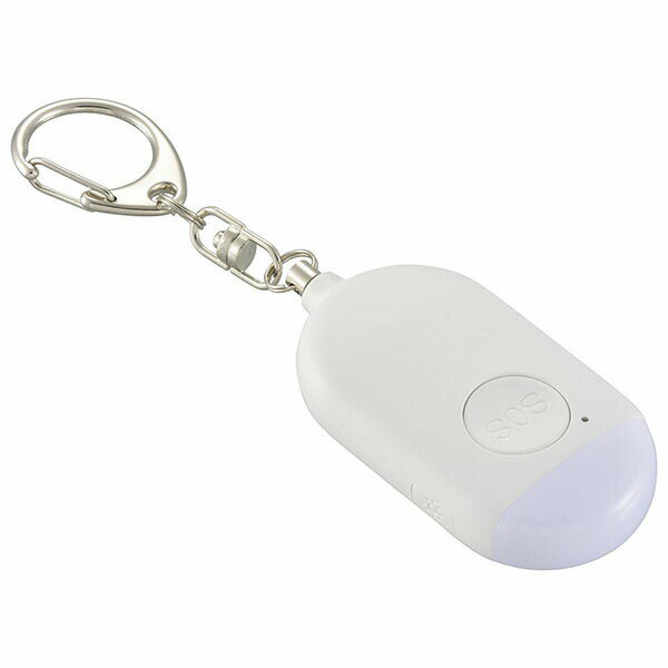 ●小型充電式ライト●LEDライトスイッチを押すごとに点灯→点滅→OFFと切り替わります●大音量90dBの防犯アラーム付き●アラームの鳴らし方は2通り・SOSボタンを2回押す：ボタンをすばやく2回押すとブザーが鳴り、LEDライトが点滅・ピンを...