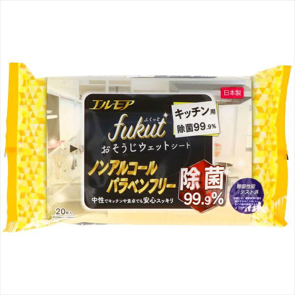 ▼まとめ買いがおすすめ！ 24個セット（お得） ノンアルコールタイプでありながら除菌99.9%を実現した、キッチン用の除菌ウェットシート。【特徴】●メッシュシート表面の凸凹で汚れを絡め取る●ノンアルコールタイプ●パラベンフリー●中性液（pH...