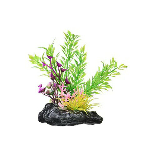 小型水槽に入れるだけで手軽に水草レイアウトが楽しめる観賞魚用アクセサリー。【特徴】●小魚や稚魚のかくれ場として使用できる【仕様】材質PE、レジンサイズ幅68×奥行50×高さ110mm対象動物観賞魚【使用場所】●小型水槽【ご注意】●使用前に水...